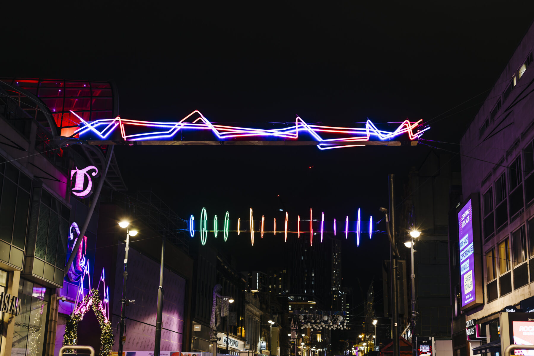 Photo Diary Briggate Lights - Welcome to Leeds
